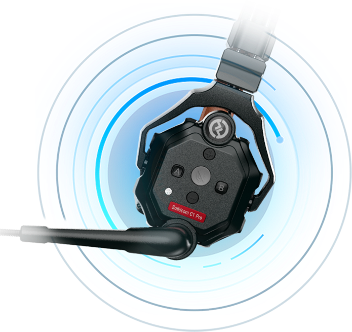 Hollyland Solidcom C1 Pro HUB-9S ENC Intercom System w/ Hub Hollyland Solidcom C1 Pro HUB-9S ENC Intercom System w/ Hub